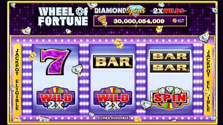 Play Wheel of Fortune Diamond Spins 2X Wilds Slots Online - A-Play Online